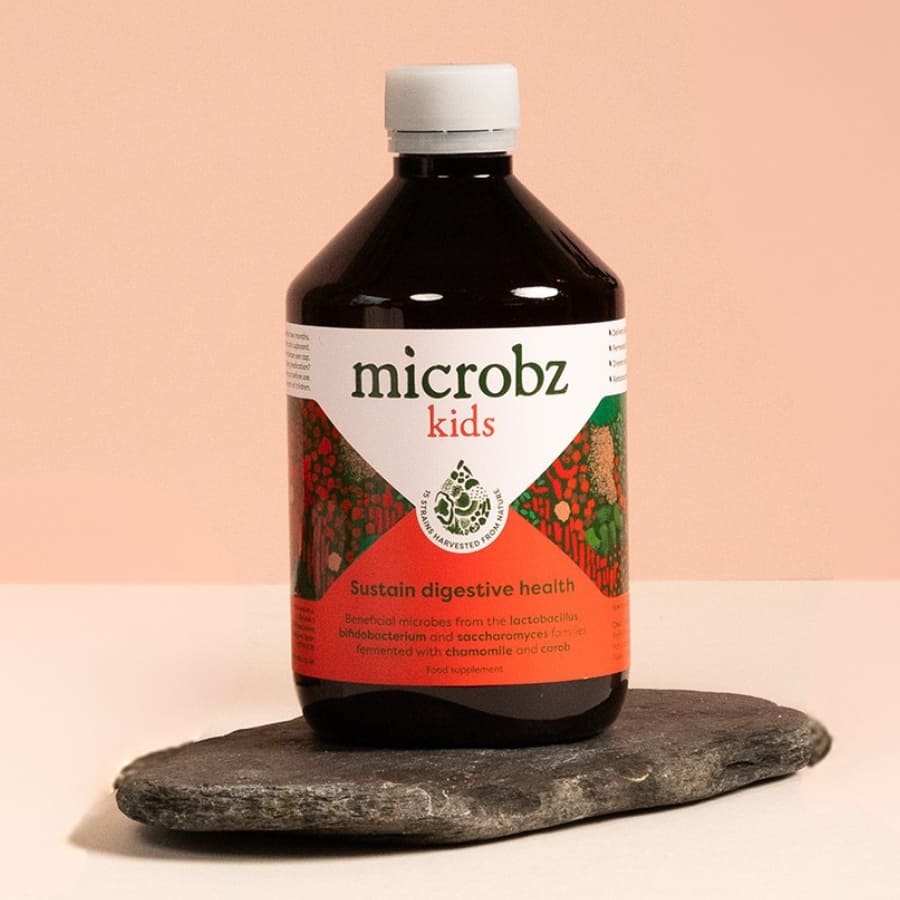 microbz kids | liquid probiotic supports children & babies microbiome
